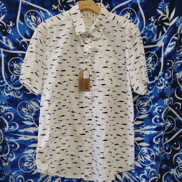 VSTR Premium | Shirts | Mens Shark Collared Shirt | Poshmark